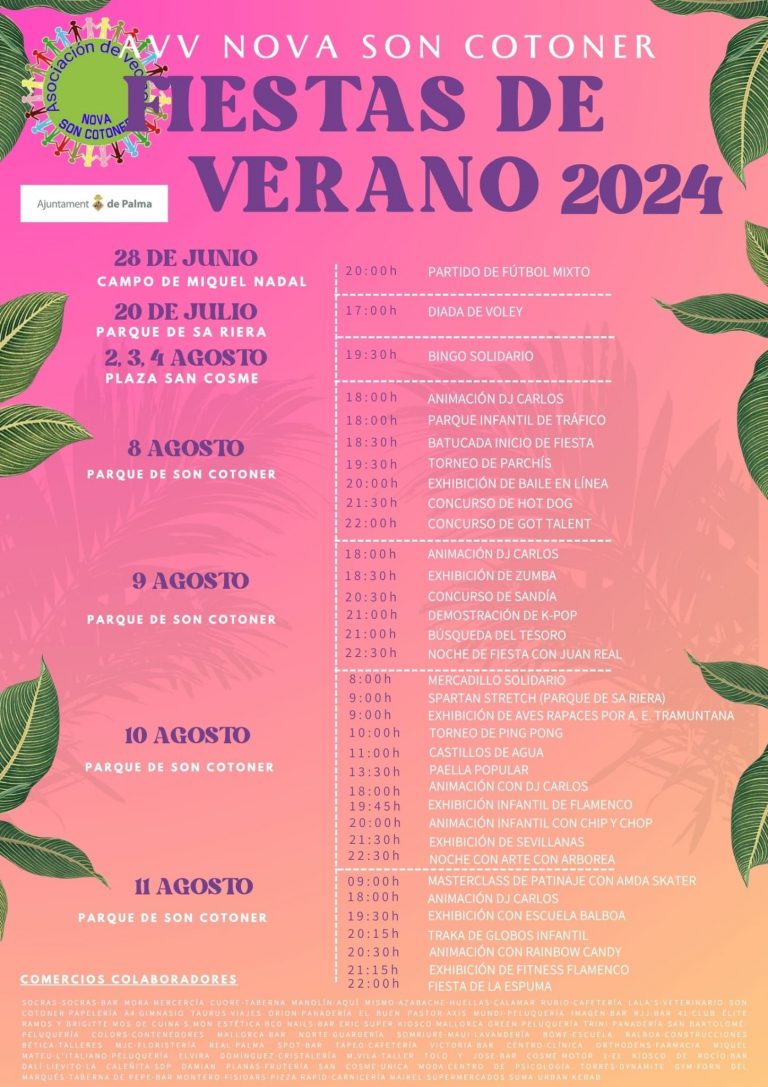 Mesa informativa y solidaria en las fiestas de Son Cotoner (Palma ...